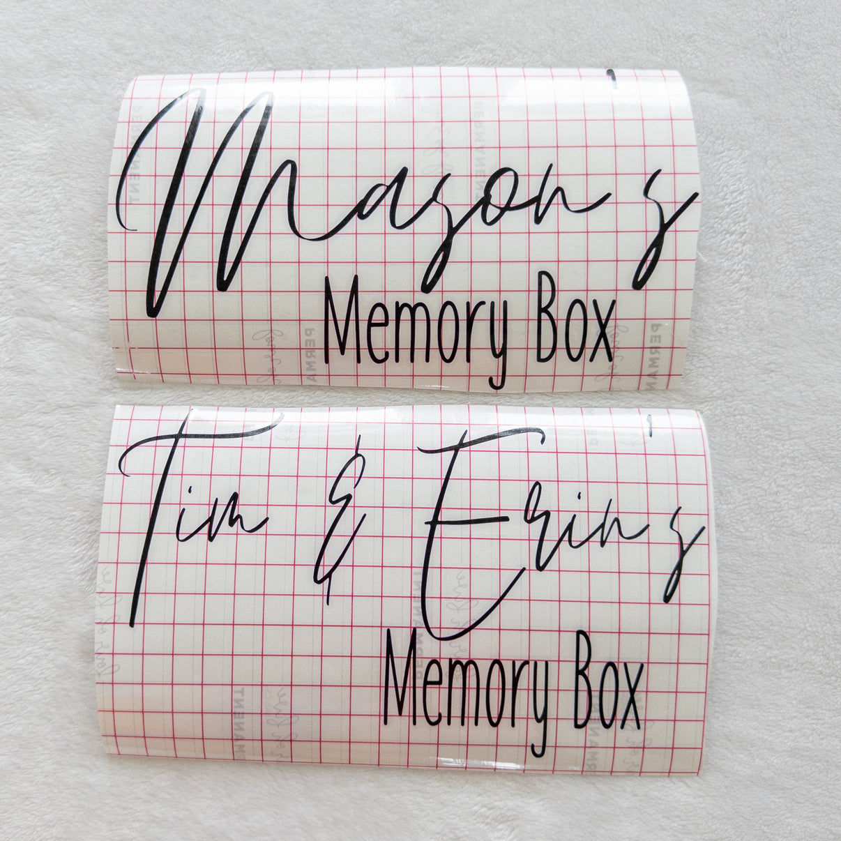 School Memory Box Name Label – Amanda Robinson LLS